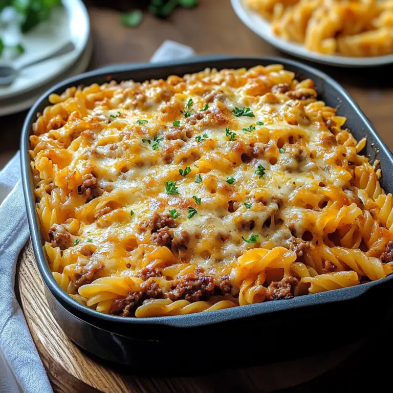 Cheeseburger Pasta – Cozy Dishes