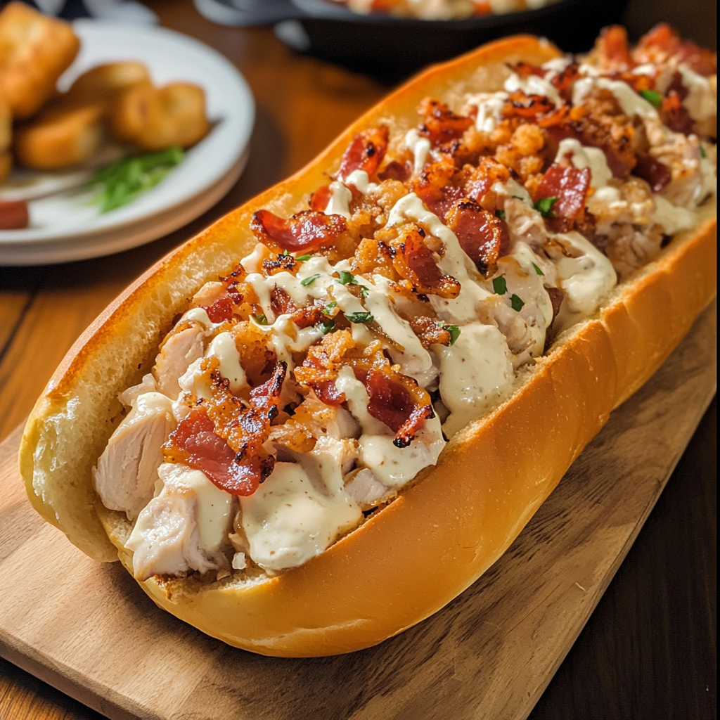Chicken Bacon Ranch Sub – Cozy Dishes