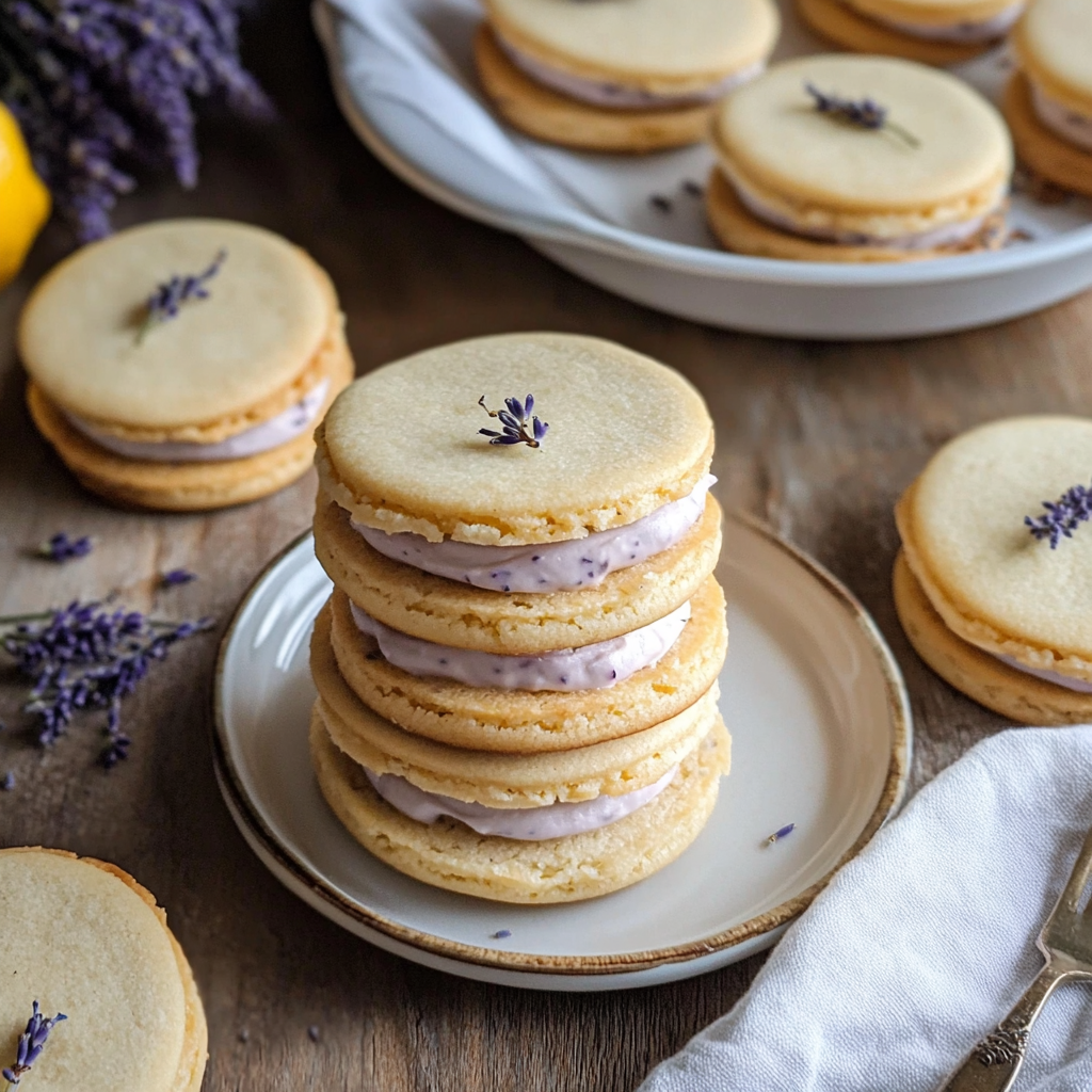 Lemon Lavender Sandwich Cookies – Cozy Dishes