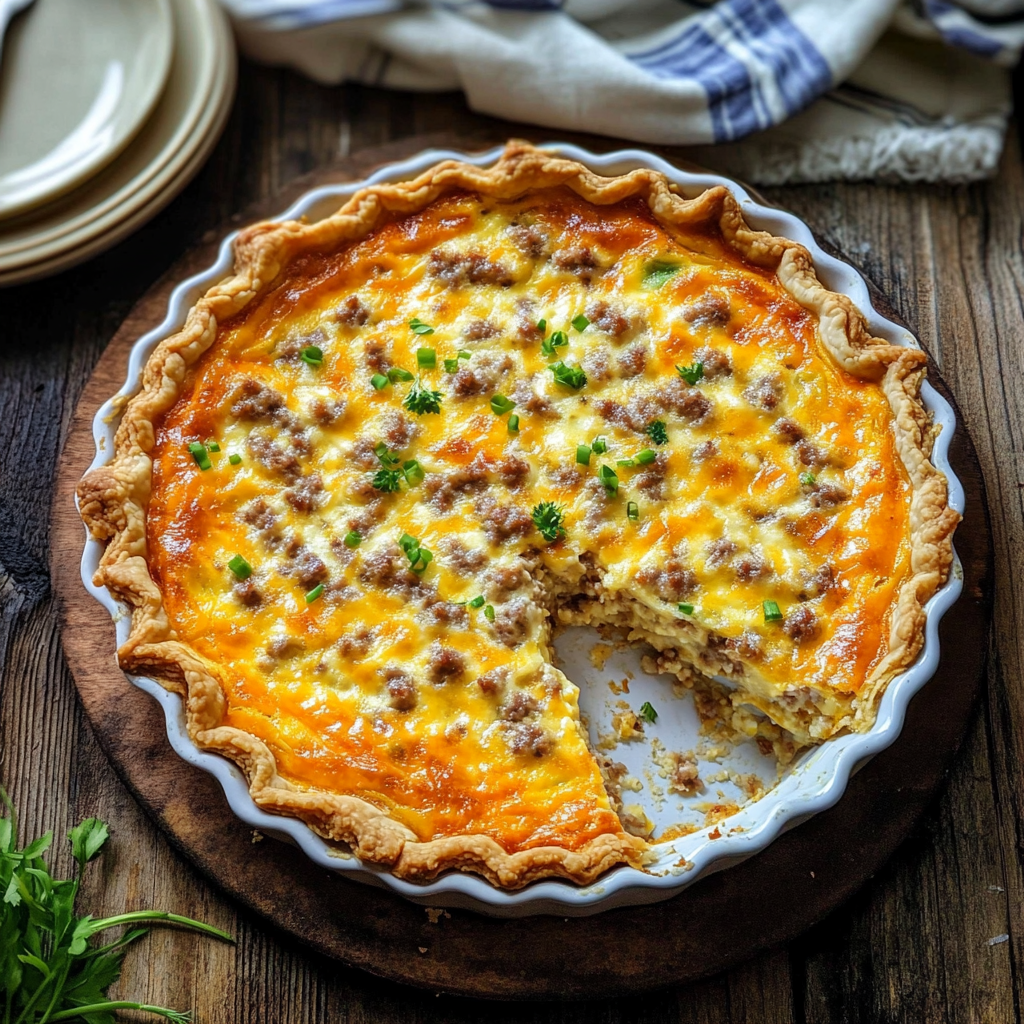 Sausage Quiche – Cozy Dishes