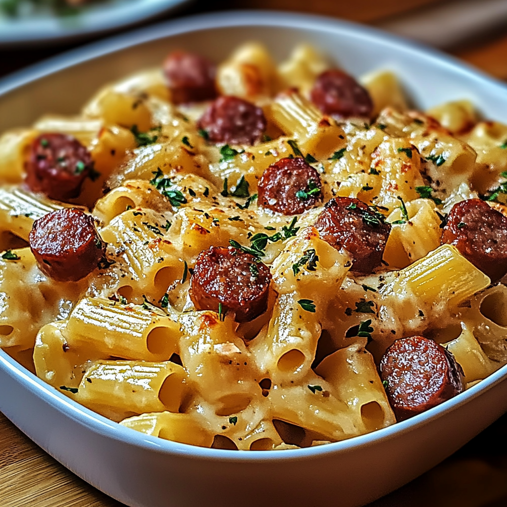 Smoked Sausage Pasta – Cozy Dishes