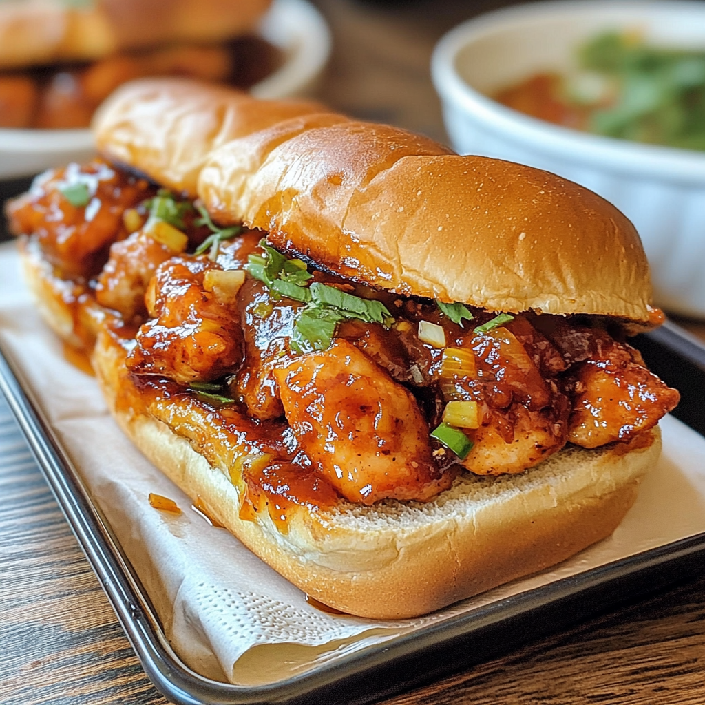 Sticky Sweet Chili Chicken Sandwich – Cozy Dishes