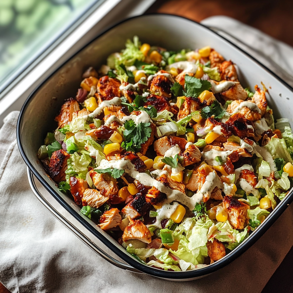 BBQ Chicken Chopped Salad – Cozy Dishes