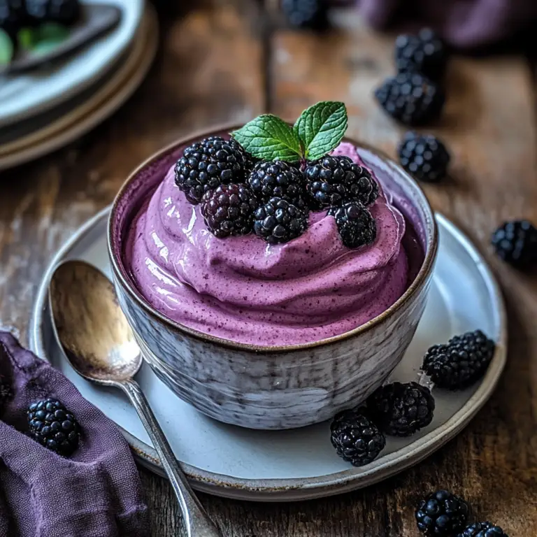 Blackberry Mousse – Cozy Dishes