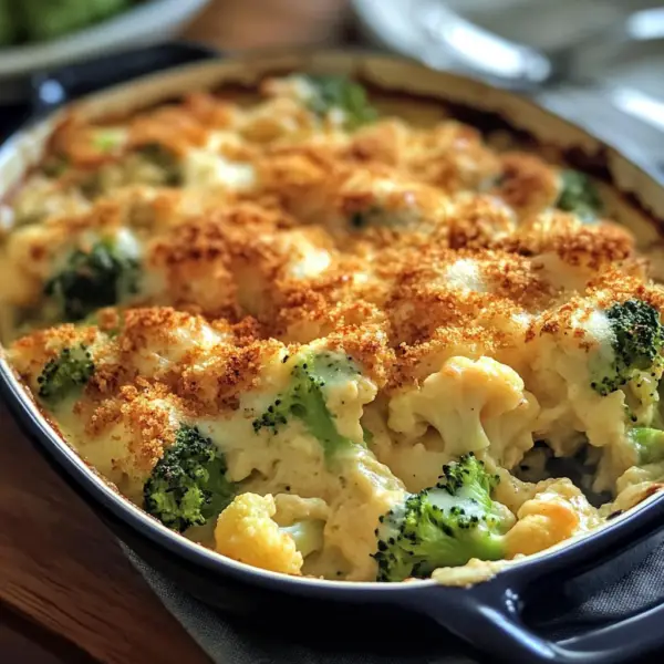 Broccoli Cauliflower Cheese Bake – Cozy Dishes