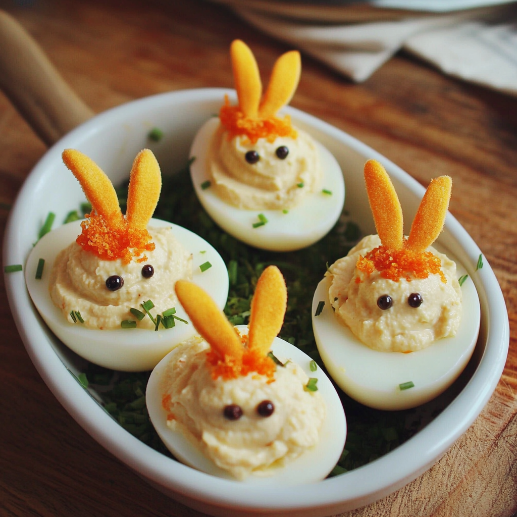 Bunny Deviled Eggs – Cozy Dishes