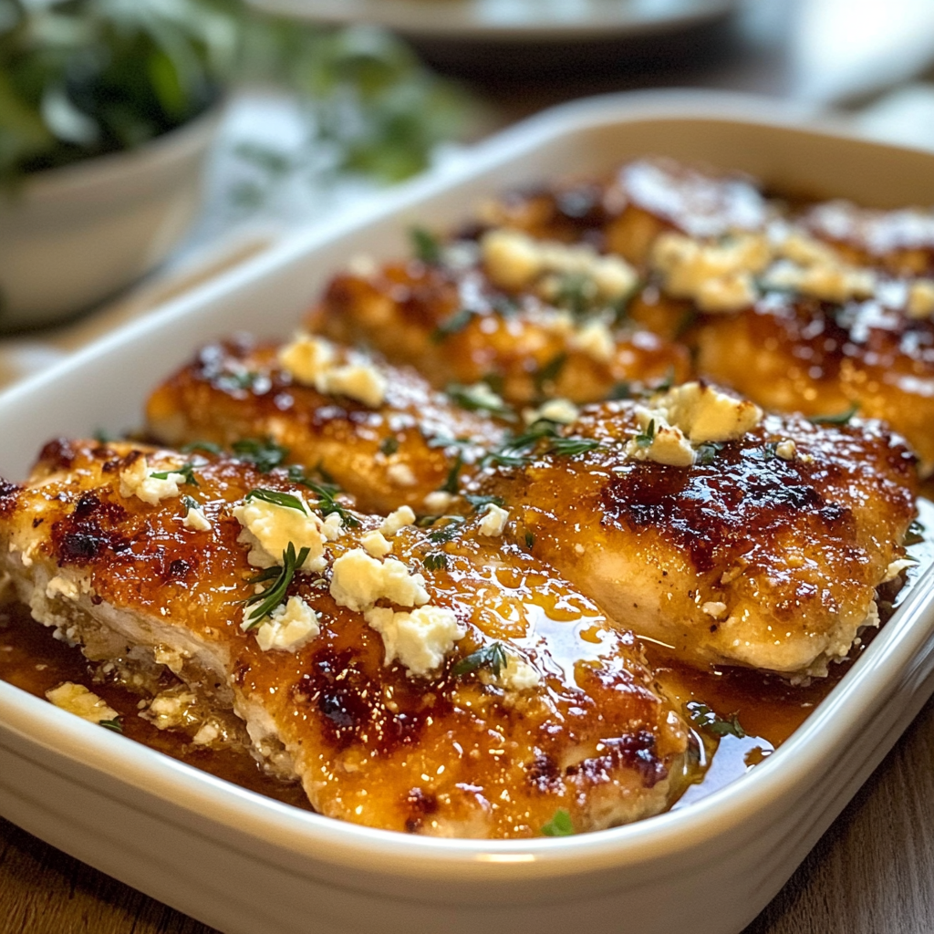 Hot Honey Feta Chicken – Cozy Dishes