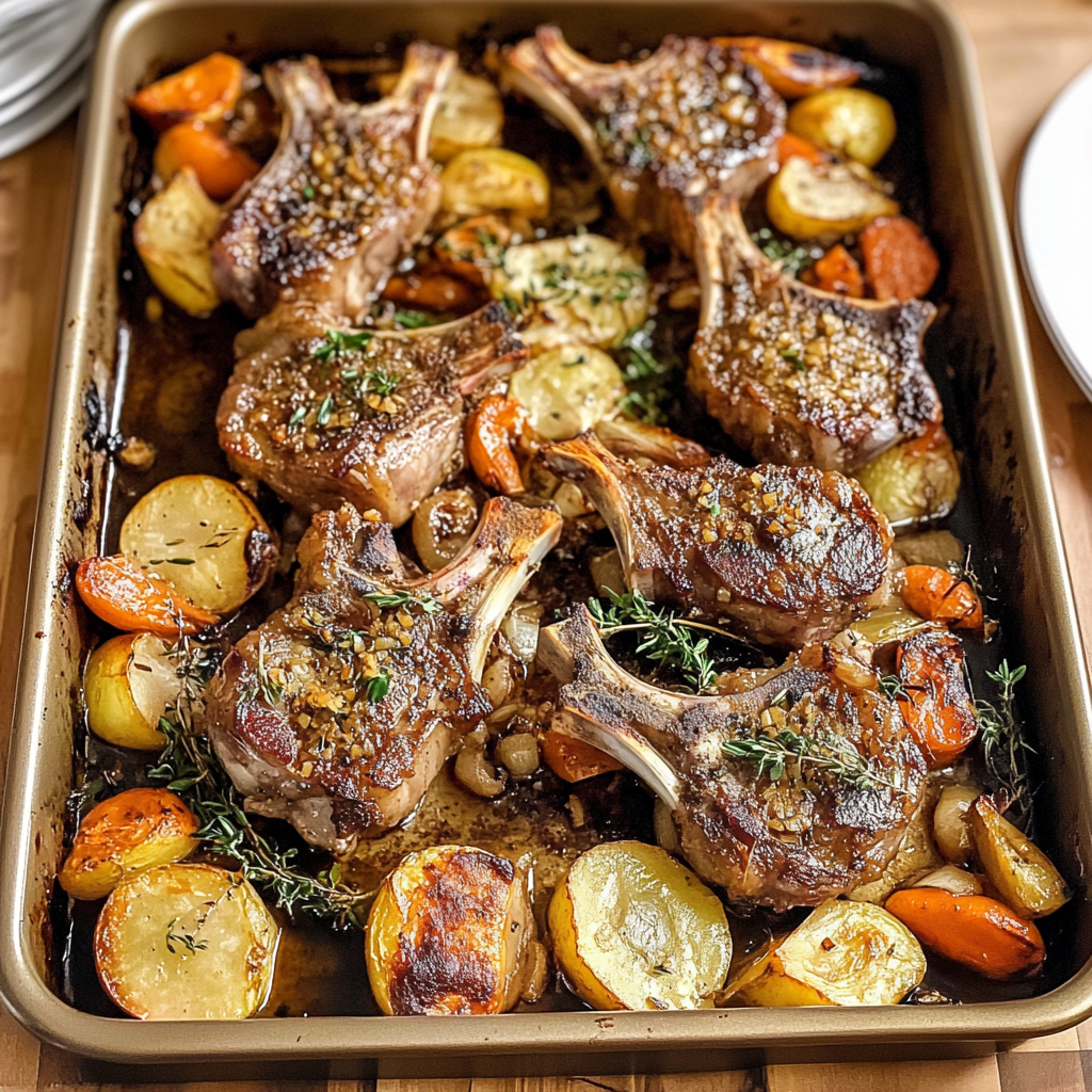 Sheet Pan Lamb Chops – Cozy Dishes