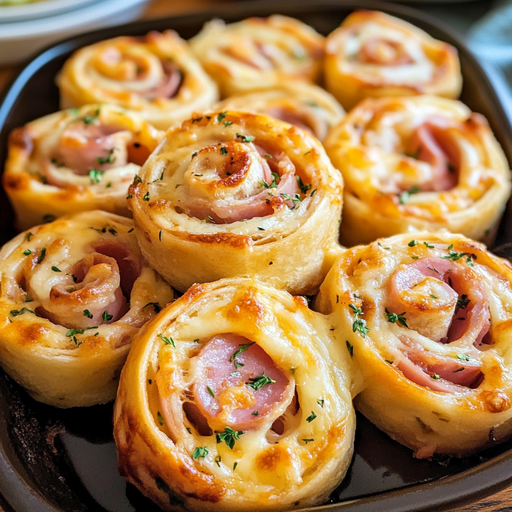 Turkey Ham and Cheese Pinwheels – Cozy Dishes