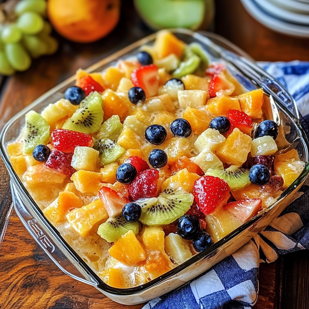 Vanilla Pudding Fruit Salad – Cozy Dishes