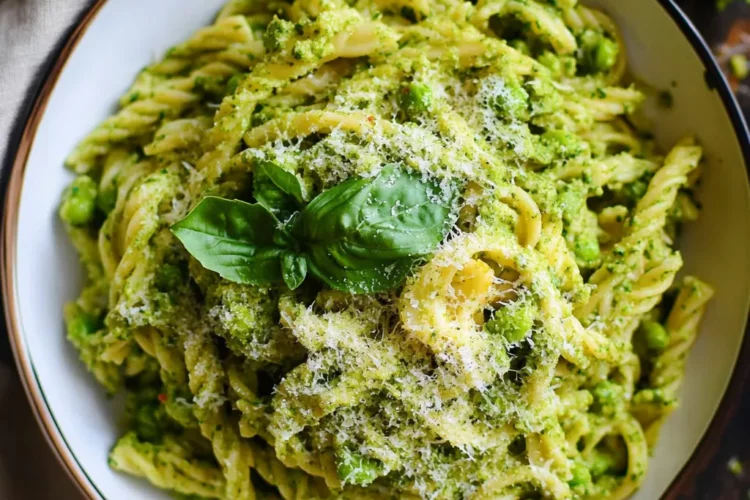 Sweet Pea Pesto Pasta: An Amazing Ultimate Recipe – Cozy Dishes