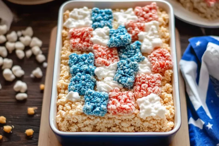 Patriotic Rice Krispies: An Incredible Ultimate Recipe with 4 Layers ...