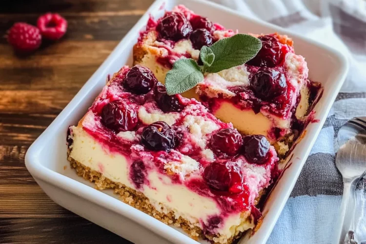 Lemon Cranberry Cheesecake Bars: An Amazing Ultimate Recipe – Cozy Dishes